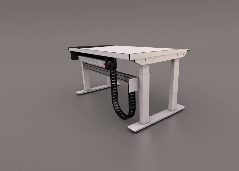 Height Adjustable Laboratory Desk | Knotty Ash